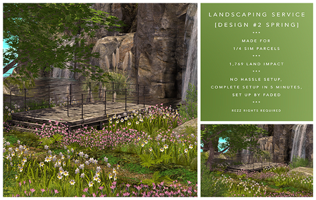 Second Life Marketplace - [F] Landscape 2 - Daffodil Lane - SPRING (1/4 ...